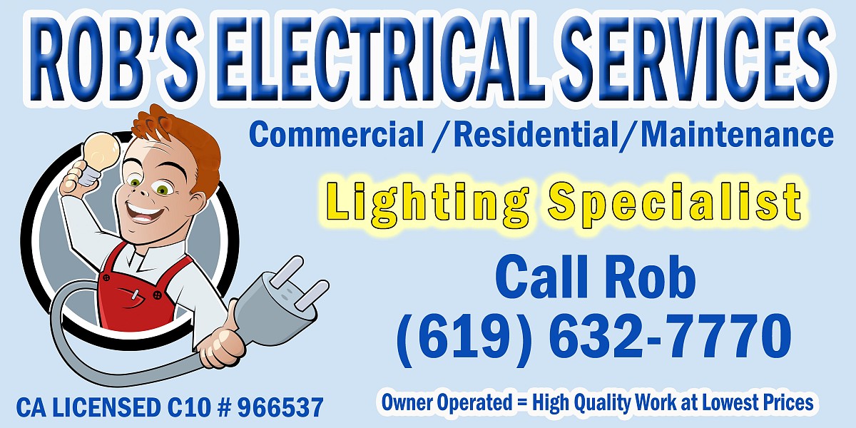 Rob's Electrical Services San Diego, CA, 92117 | Networx