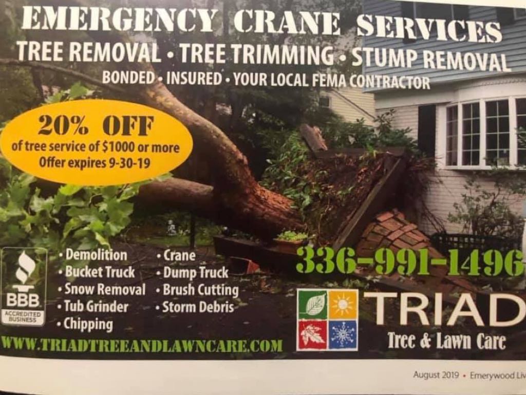 Triad Tree Pro Services High Point, NC, 27262 | Networx