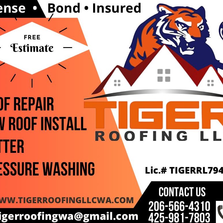 Tiger Roofing LLC Bellevue, WA, 98006 | Networx