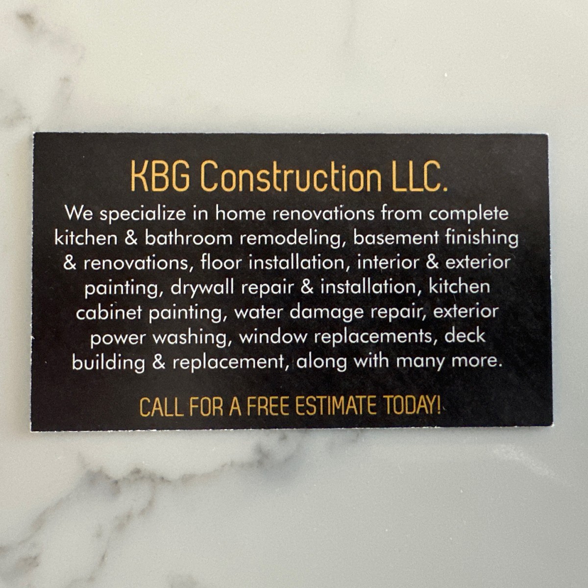 KBG Construction LLC. Cheshire, CT, 06410 | Networx
