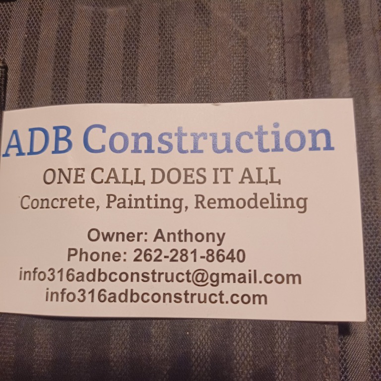 ADB Construction ONE CALL THAT'S ALL Butler, WI, 53007 | Networx