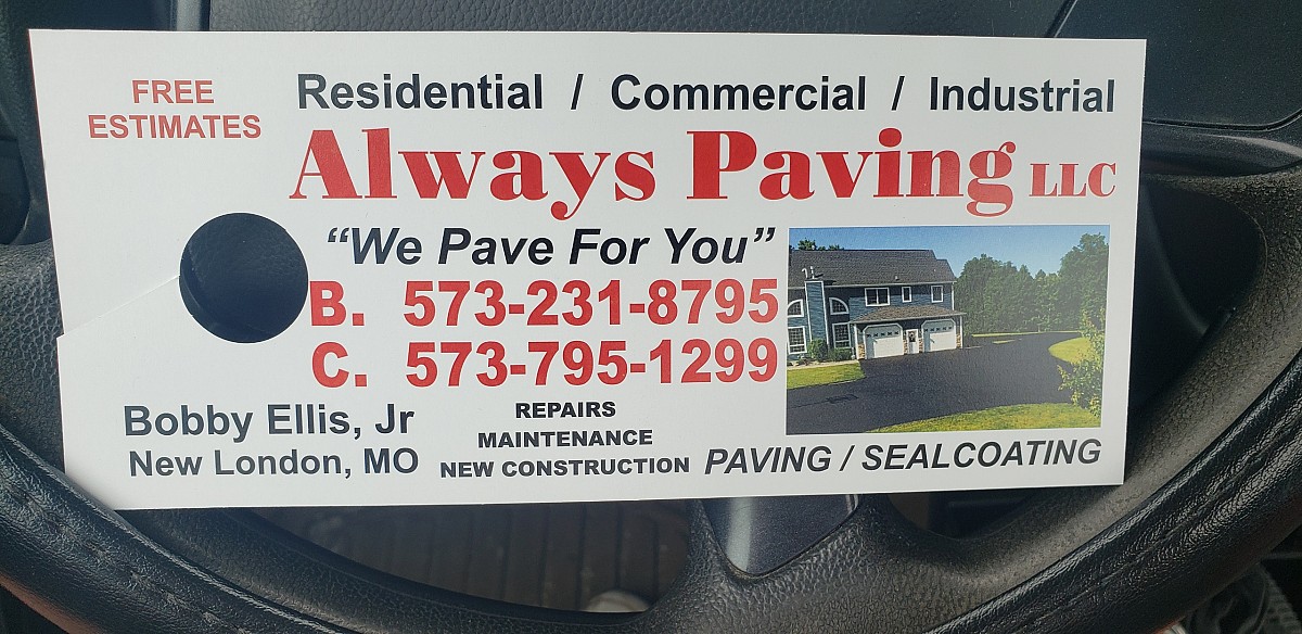 Always Paving LLC Hannibal, MO, 63401 | Networx